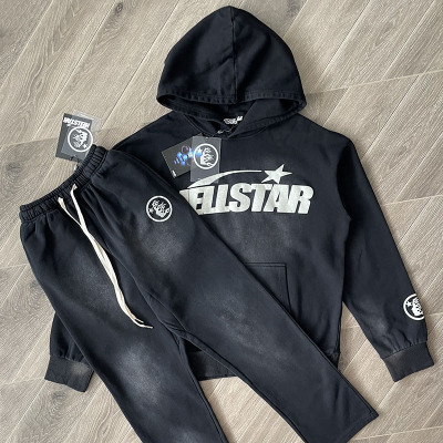 Hellstar Studios Uniform Hoodie pants 大logo洗水重工卫衣长裤