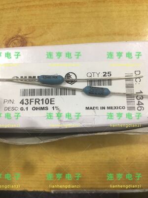 全新43FR10E电阻.DESC: 0.1 OHMS 1%