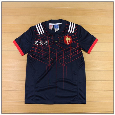 RUGBY jersey法国队儿童橄榄球衣跑步运动上衣  #T20035