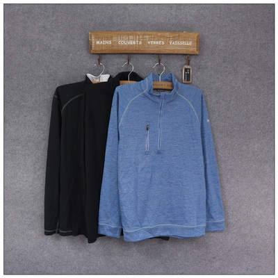 男子立领半拉链长袖训练服上衣 #25039