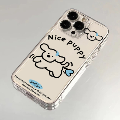 趣味可爱全包超薄透明手机壳防摔