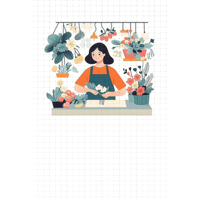 gykp4975妇女节通用卡片贺卡折卡迷你折卡小卡片空白卡片可手写