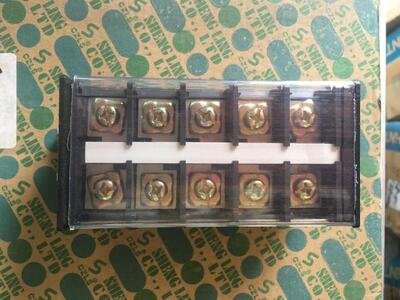 浙江盛菱TD-10005 100A 轨导式5位组合接线端子 排板 端柱A级铜件