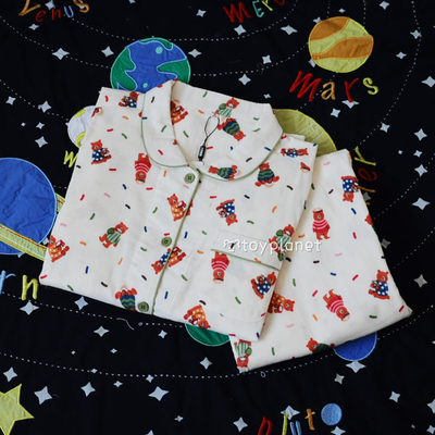 全棉双层纱布软糯女士睡衣套装