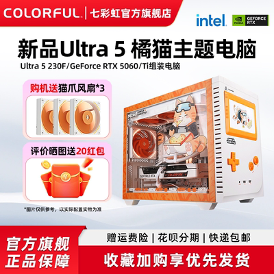 七彩虹RTX5060橘猫电脑游戏主机