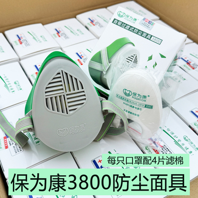 保为康3800防尘面具轻便式