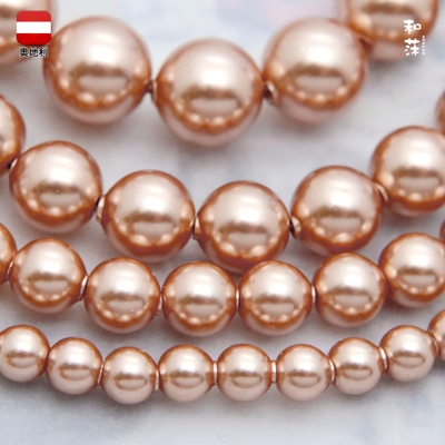 奥地利施华洛5810珍珠柔美玫瑰金