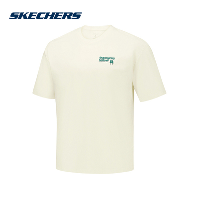 Skechers斯凯奇2026夏男女短袖T恤运动休闲透气针织衫 P226U088
