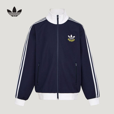 adidas阿迪达斯官方运动2026春男大童针织夹克 KU9512