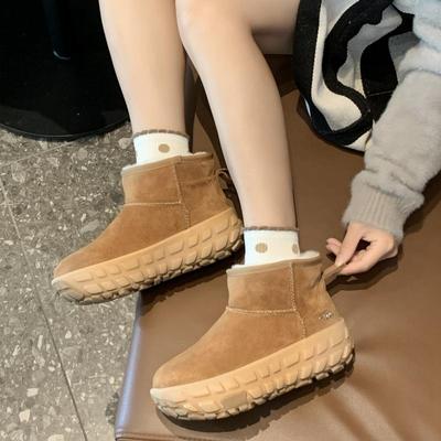 TGG团呱呱雪地靴女款新款U棉鞋