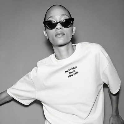 法兰西潮牌270g重磅纯棉短袖T