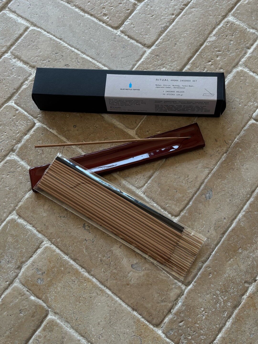 香港限定·BLUE BOTTLE COFFEE/蓝瓶咖啡手工线香助眠冥想焚香