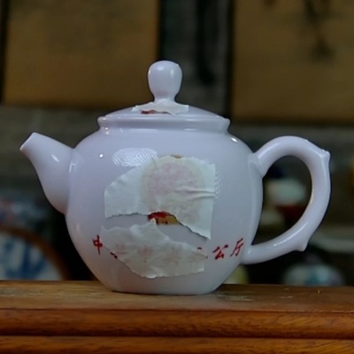 景德镇陶瓷紫稀土茶壶西施壶泡茶壶功夫茶具带徽诗词头像编码