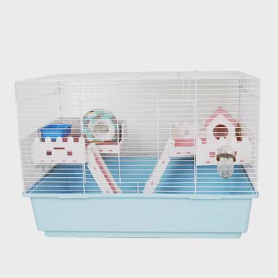 特大号60cm基础笼仓鼠笼金丝熊白狐笼子芦丁鸡笼大鼠家用超子笼子