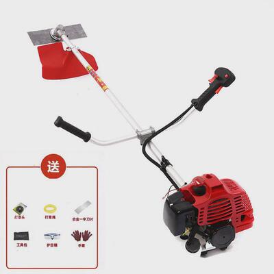 cg520二冲程割灌机52cc汽油挂式侧割草机开荒手持割灌机除草机