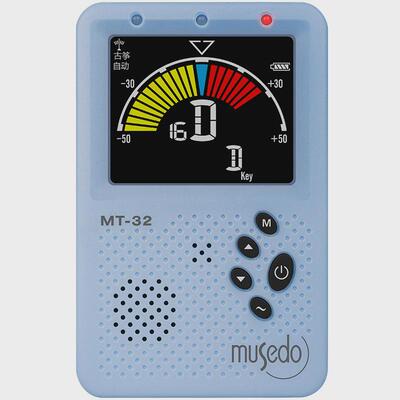 小天使MT32自动调音校音节拍器三合一定音器中阮琵琶古筝乐器通用