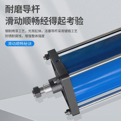 qgb重型气缸125x160x200x250气动径qga/jb大缸汽缸肇庆型铁气缸