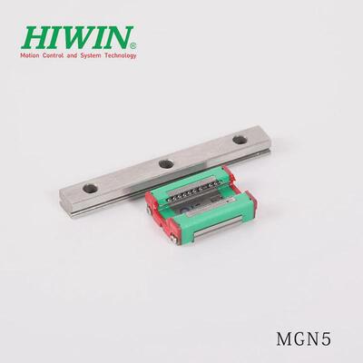 HIWIN滑块MGN5C产地货源台湾上银导轨不锈钢微小型滚珠直线导轨