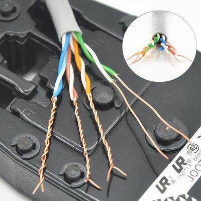 cat5e宽带网络线厂家0.52纯铜包银/高导铝双绞线超五类监控网线