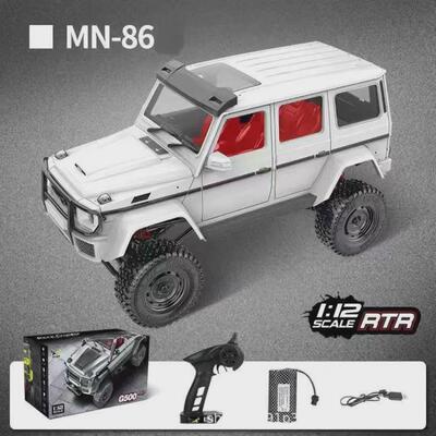 莽牛MN86/MN86S/99S/90巴博斯大G500全比例遥控越野车1：12模型车