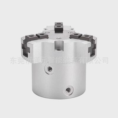 爪二爪三爪气动手指四smc气缸卡盘mhsl2-16d/3-20d/25d/32d/4-63d