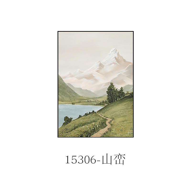 现代简约背景墙帆布画高端区干卫生间风景装饰画酒店走廊防水挂画