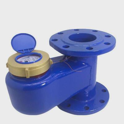 立式上水表dn506580下进法兰出竖装自来水表家用农用立式法兰水表