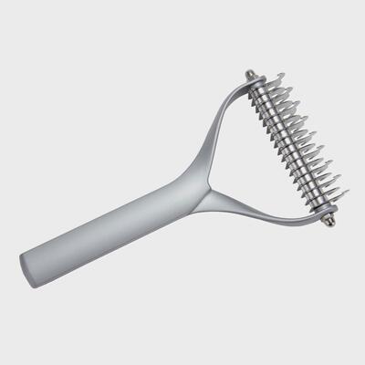 宠物梳子解结开结梳y梳子去浮毛狗耙梳锌合金狗梳祛毛狗狗型