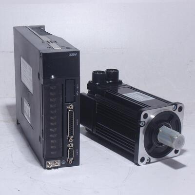 80ST-M04025交流伺服电机+驱动器套装4N.M1.0KW2500转高速马达