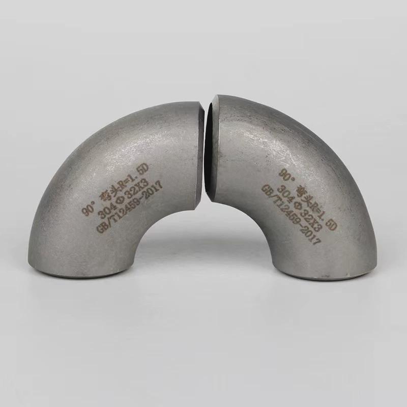 现货供应直焊接弯头电标大口径段厚壁弯头q245rq235b不锈钢弯头