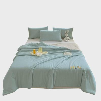 夏季水洗棉被子天丝夏凉被礼品空调被夏天薄被可水洗夏被厂家直销