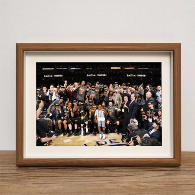 篮球夺冠合影勒布朗詹姆斯MVP相框书桌摆台装饰画框背景墙挂画LBJ