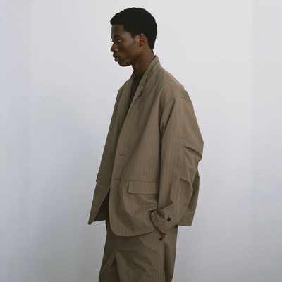 DAIWAPIER39人字纹猎装西装夹克