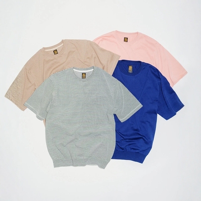 BATONERUAS联名长绒棉针织短袖