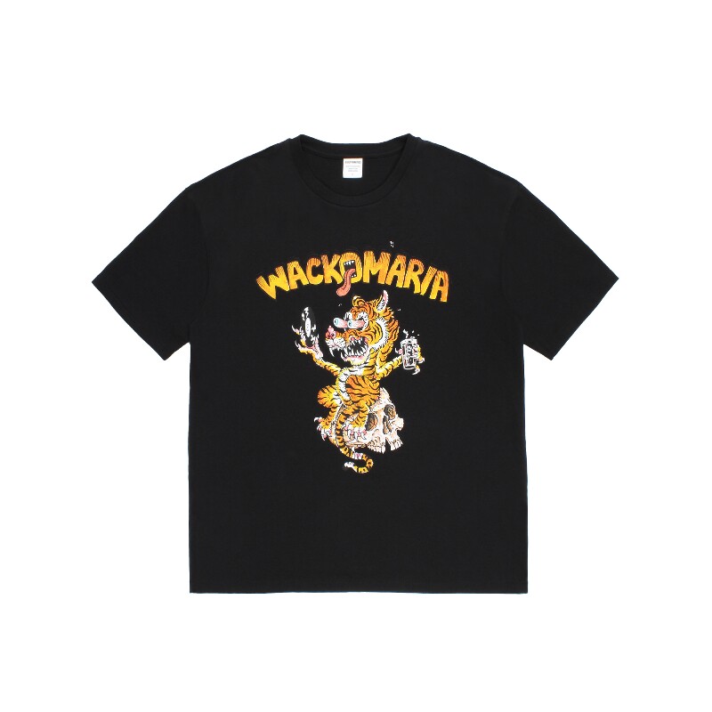 WACKO MARIA WASHED HEAVY WEIGHT TEE 26SS 水洗重磅印花短袖T恤