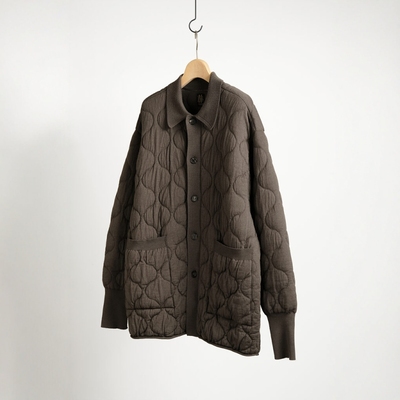 BATONER限定绗缝针织风衣夹克