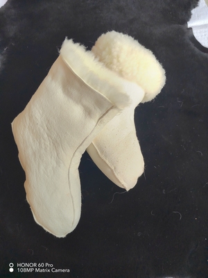 羊皮毛袜子皮毛一体冷库雨靴内穿抗寒保暖鞋袜男女中高筒雪地鞋袜