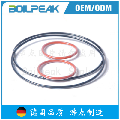 沸点包覆式o型圈四氟包裹O型圈铁氟龙+氟橡胶四氟包氟式密封圈