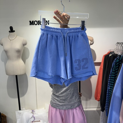 韩国正品代购 MORAN/MOSCO/SUGAR CASE春季新款运动休闲短裤