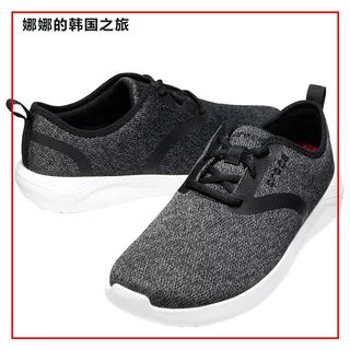 弹力织物系带鞋运动休闲鞋男