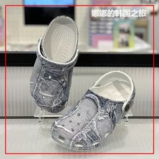 经典丹宁沙滩鞋男女款拖鞋