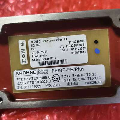 {议价}KROHNE MFC05C Frontend Plus EX