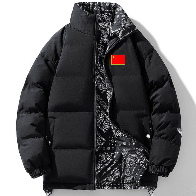 【中国】中国队冬季新款羽绒棉服中长款长袖保暖外套球衣