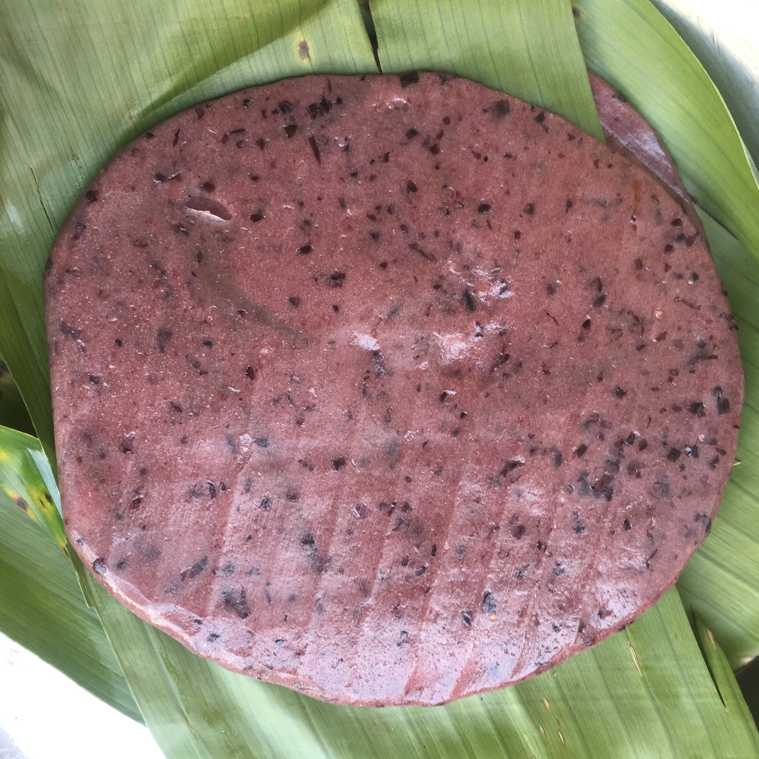 傣味食用糯米粑粑紫米年糕软糯香甜傣族传统小吃云南特色营养糍粑