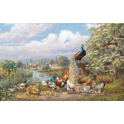 风景油画客厅背景墙装饰画风水山水画 0565#风景第二季MH-B