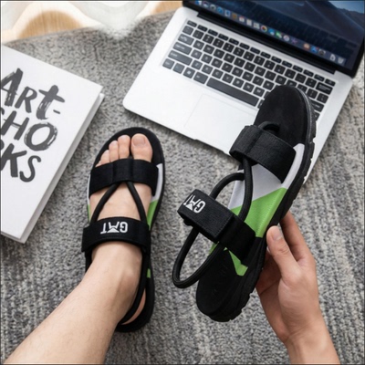 凉鞋男款2026外穿开车罗马沙滩鞋防滑潮流男士拖鞋夏季两穿凉拖