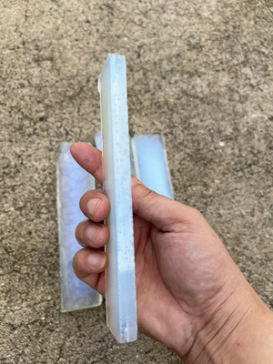 蛋白石长条毛坯箭羽切工片板料石刀料匕首短剑料可加工定制定做