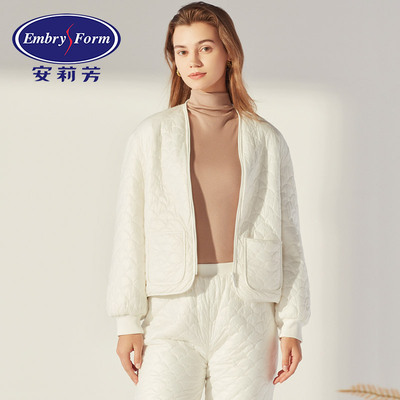 安莉芳女夹棉厚款家居服套装