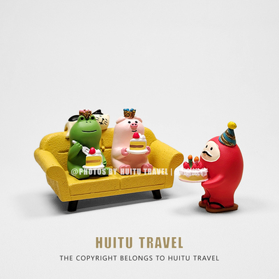 开生日聚会微景观场景摆件