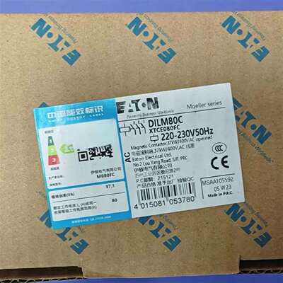 咨询伊顿穆勒DILM80C(220-230V50HZ)接触器22议价